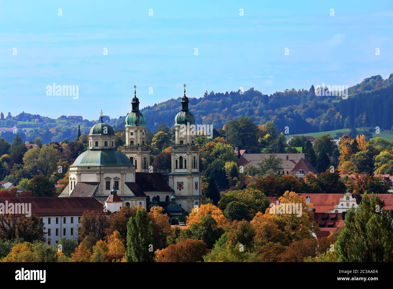 Aerial view of Kempten one of the oldest cities in Germany Stock Photo ...