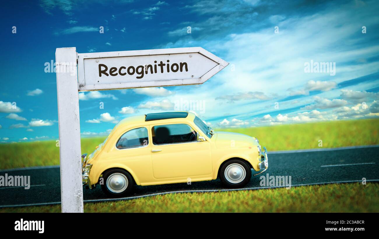 Street Sign to Recognition Stock Photo - Alamy