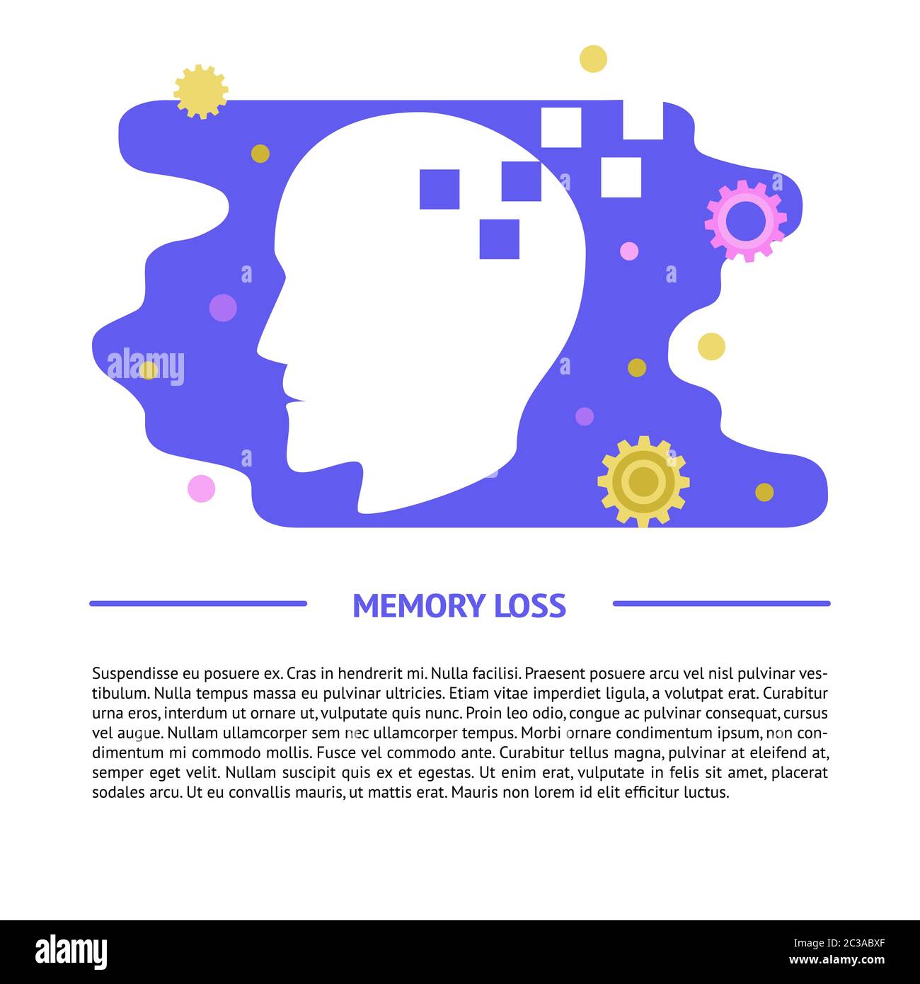 Amnesia in human brain Cut Out Stock Images & Pictures - Alamy