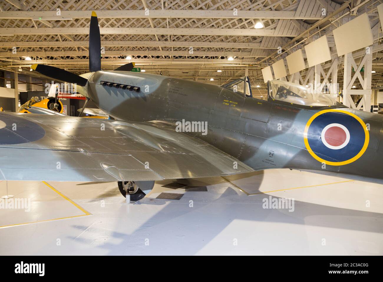 Supermarine Spitfire F24 plane / airplane. Second world war WWII ...