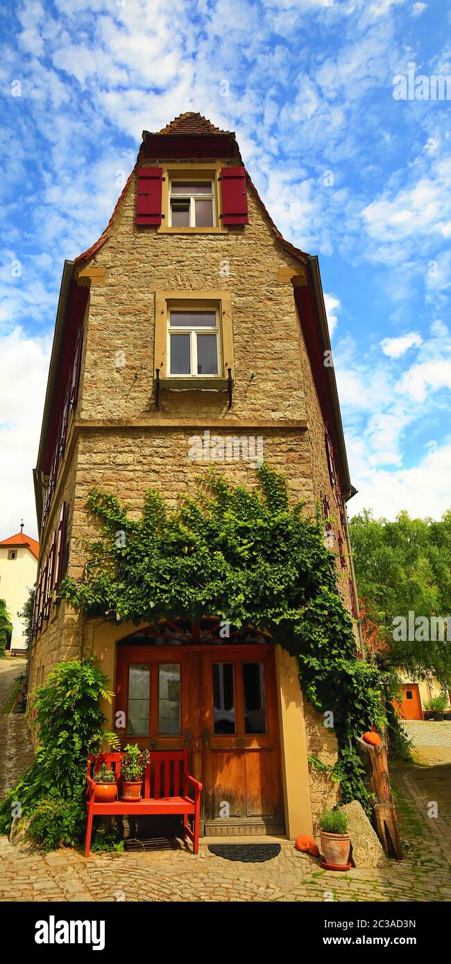 historic building in Sulzfeld am Main Stock Photo - Alamy