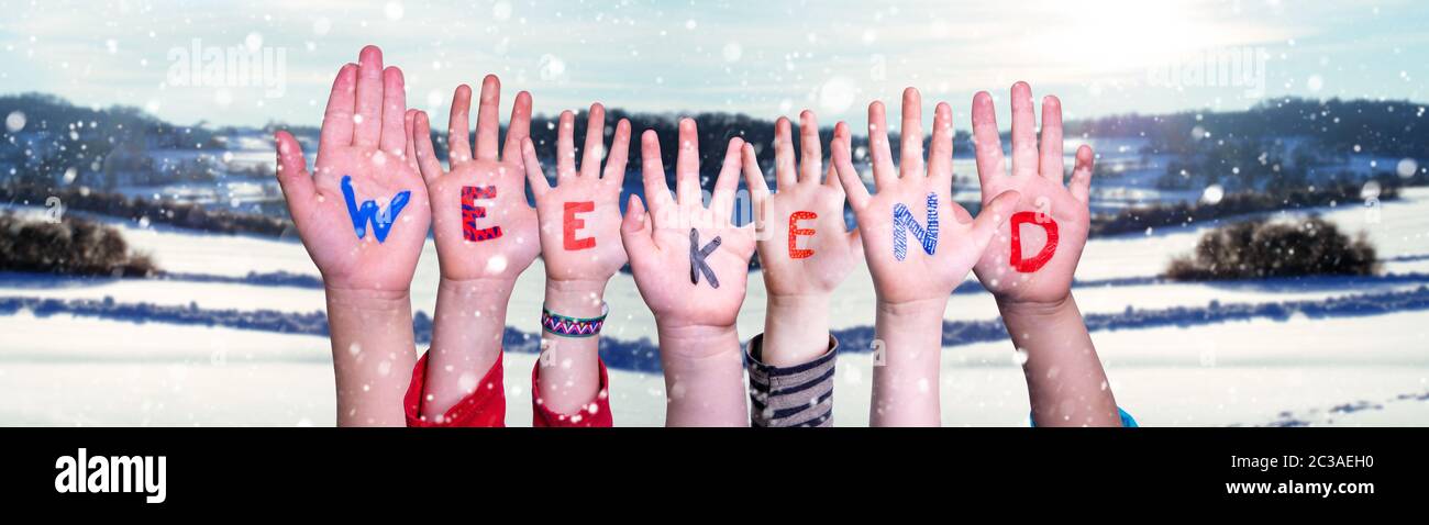 Word sunday colorful letters hi-res stock photography and images - Alamy