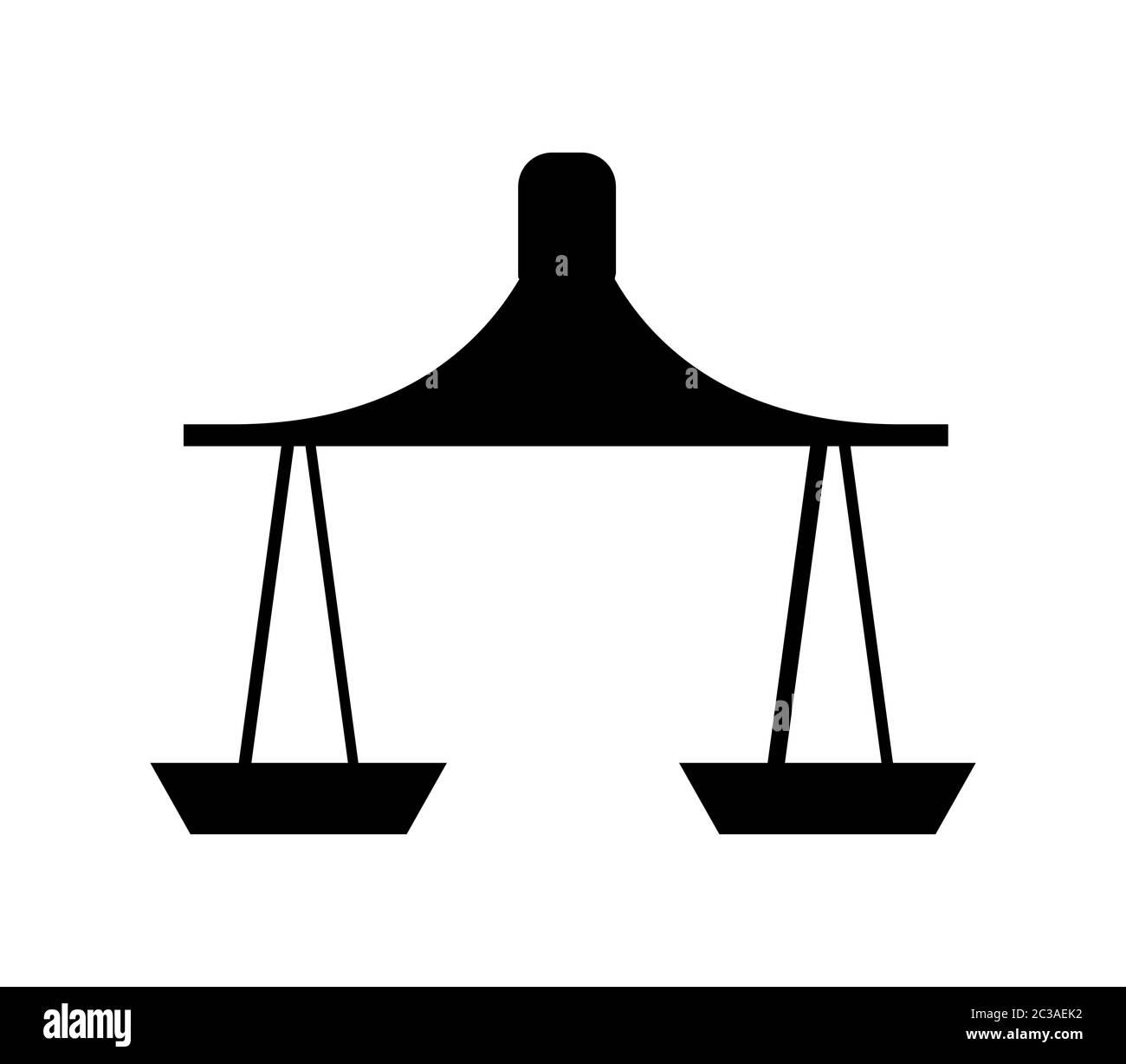 Libra icon illustrated in vector on white background Stock Photo - Alamy