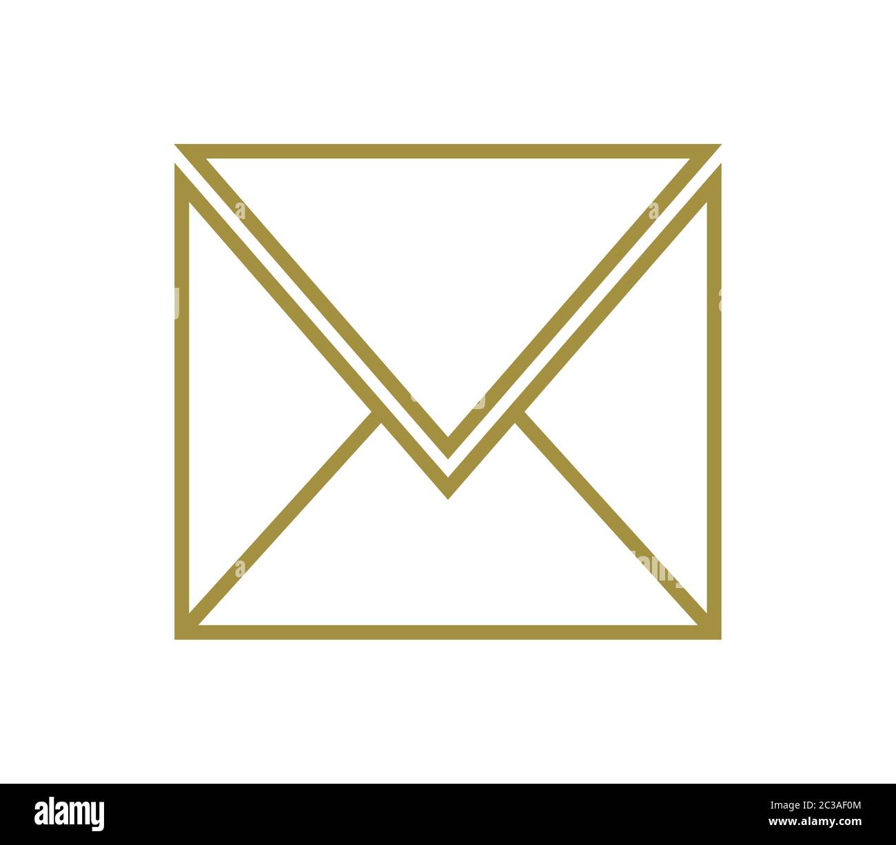 message icon illustrated in vector on white background Stock Photo - Alamy