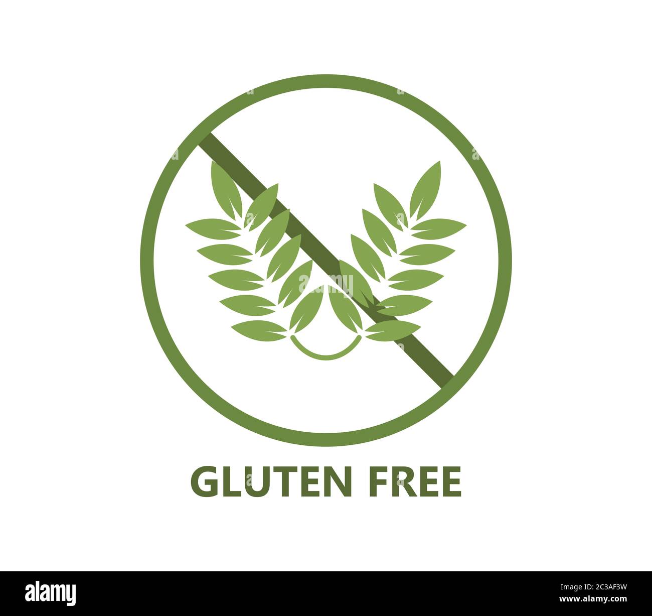 gluten free icon illustrated in vector on white background Stock Photo ...
