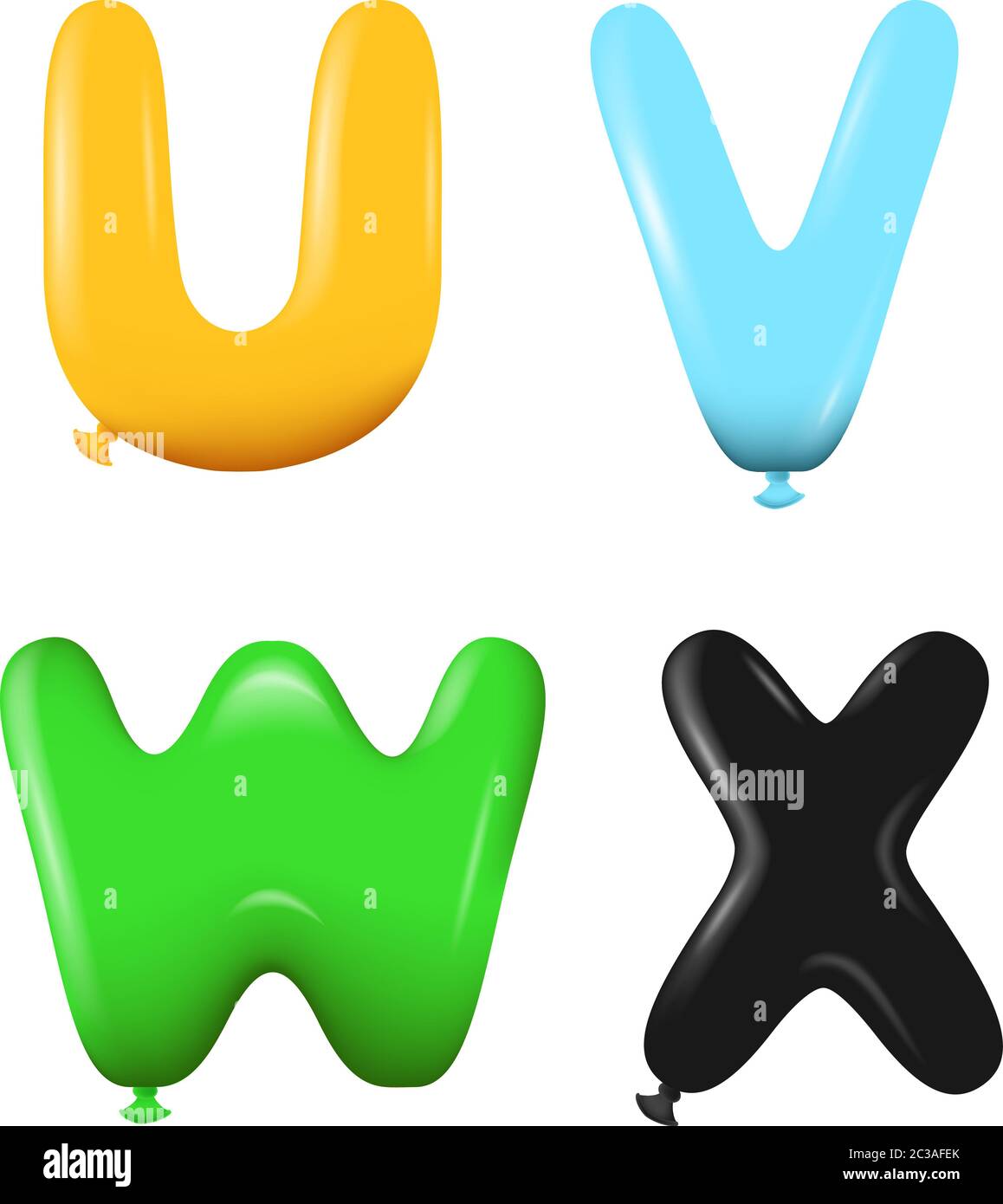 Cute alphabet set simple Cut Out Stock Images & Pictures - Alamy