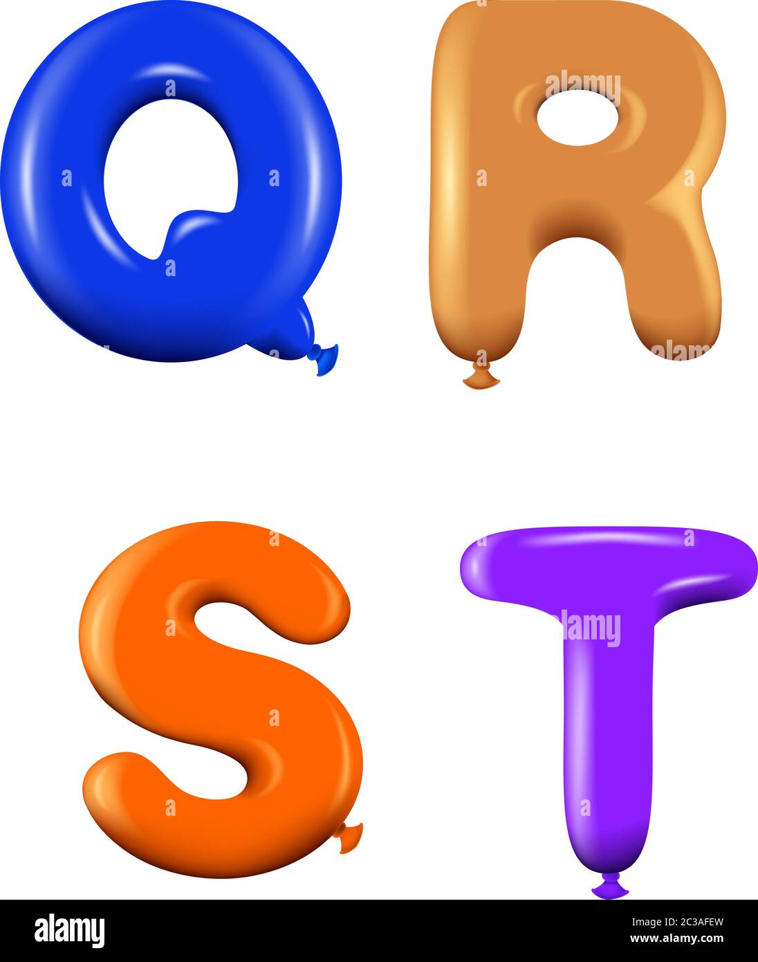 illustration alphabet full colour Stock Photo - Alamy