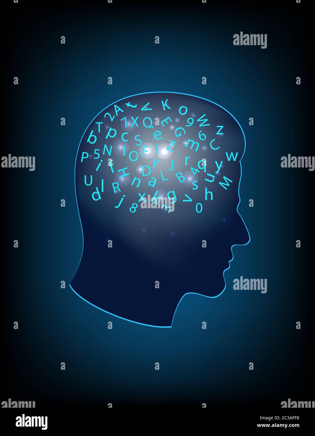 The concept of brain formula Stock Photo - Alamy