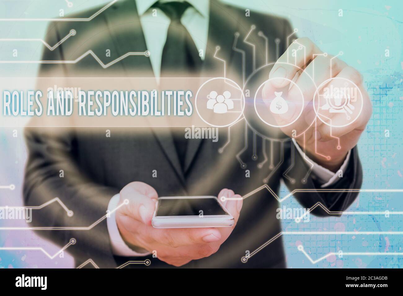 Handwriting text Roles And Responsibilities. Conceptual photo Business ...