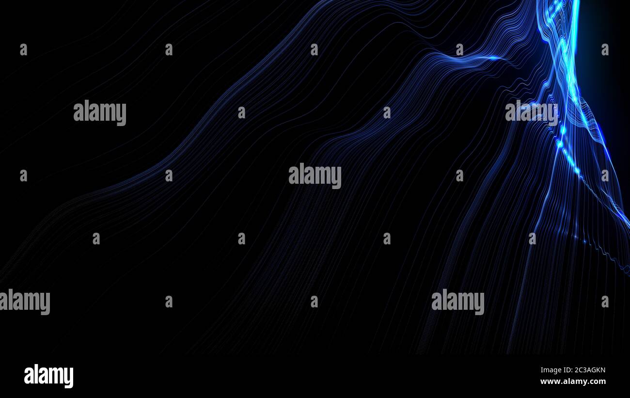 3d illustration, abstract geometric backgrounds, blue colour ...
