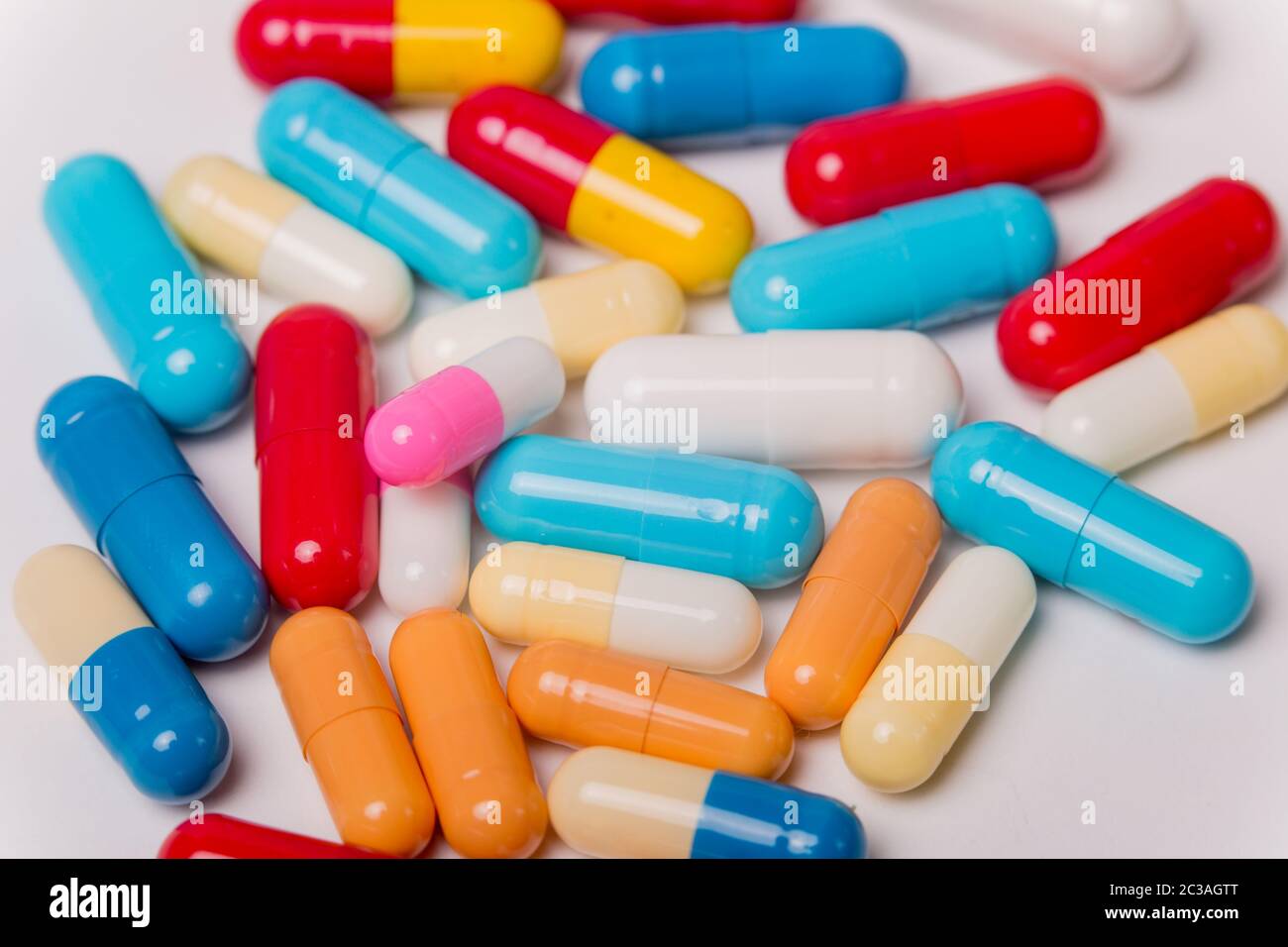 different Tablets pills capsule heap mix therapy drugs Stock Photo - Alamy