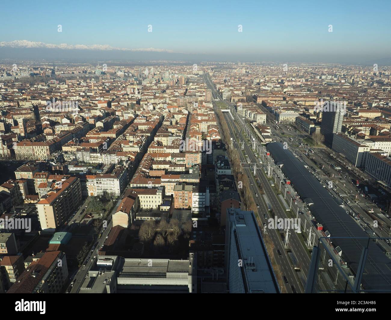 Aerial view of the city of Turin, Italy Stock Photo - Alamy