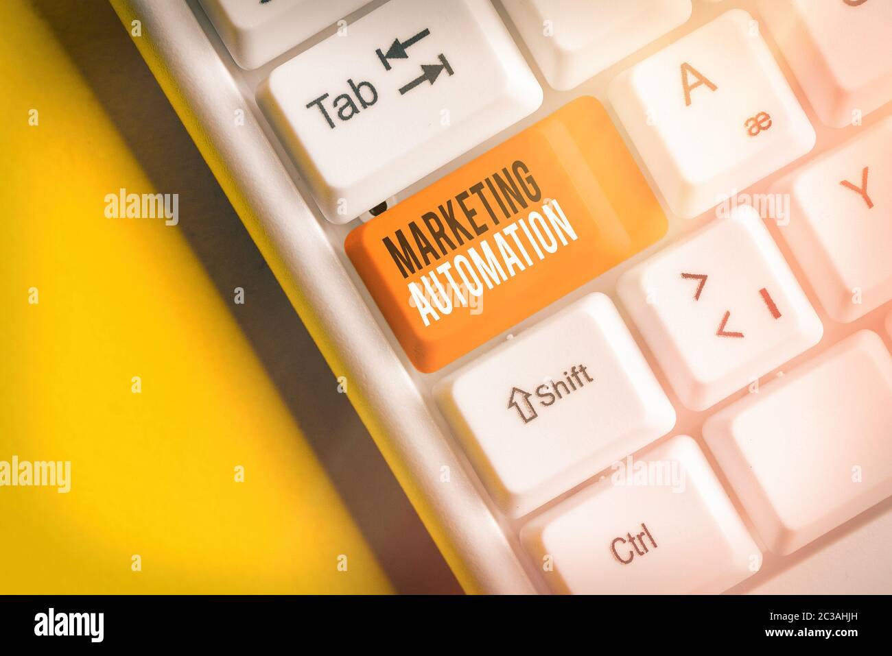 Handwriting text writing Marketing Automation. Conceptual photo ...