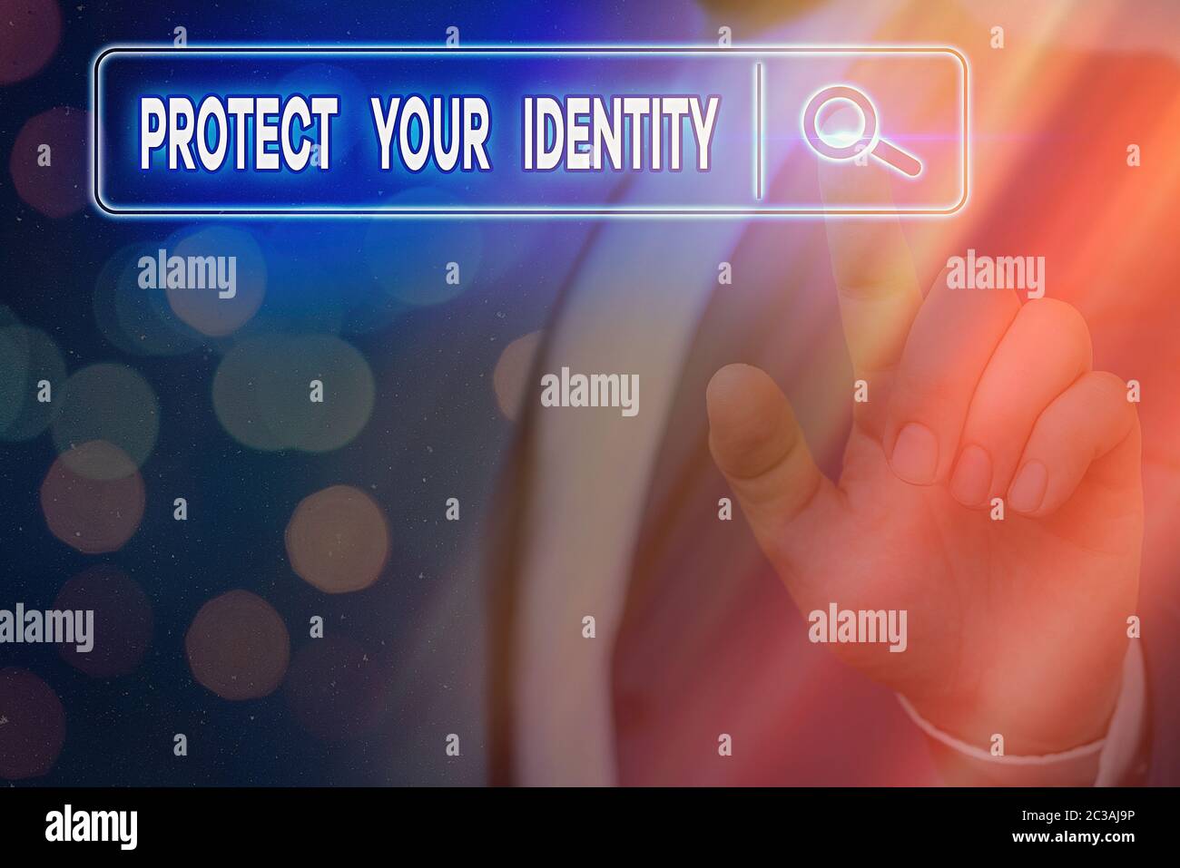 Handwriting text writing Protect Your Identity. Conceptual photo secure ...