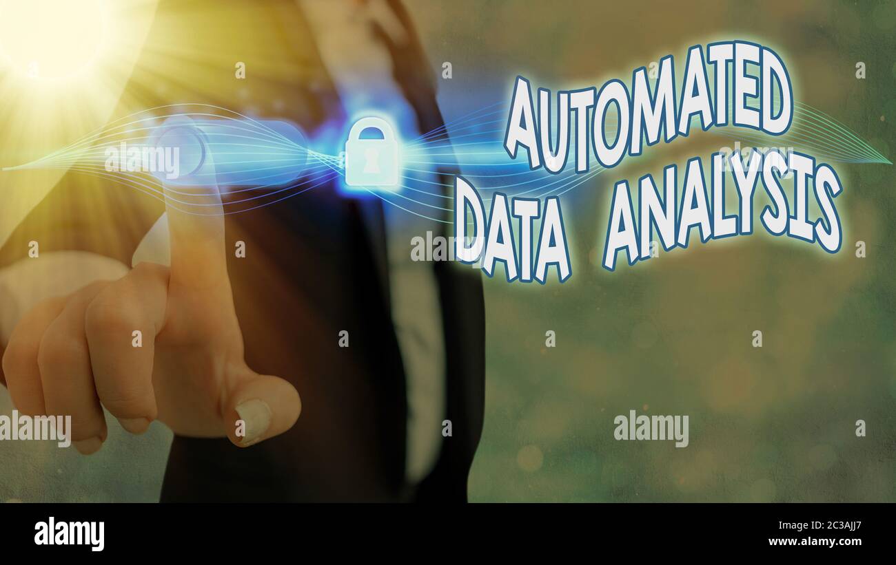 Handwriting text Automated Data Analysis. Conceptual photo Artificial ... Handwriting text Automated Data Analysis. Conceptual photo Artificial ...