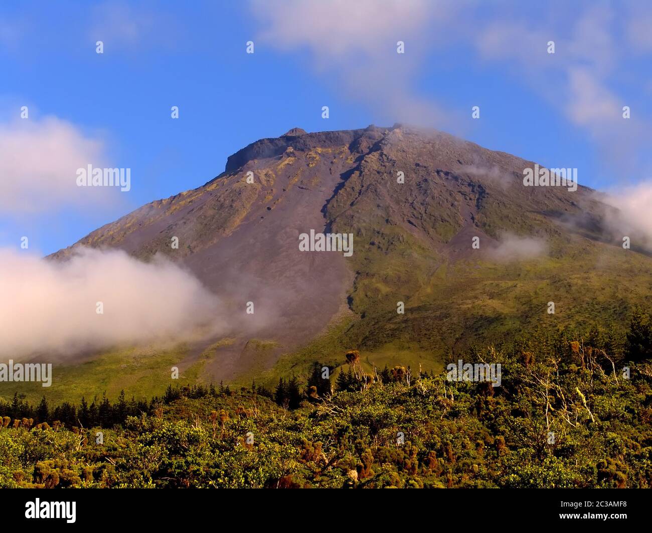 azores high Pico mountain at Pico island Stock Photo - Alamy