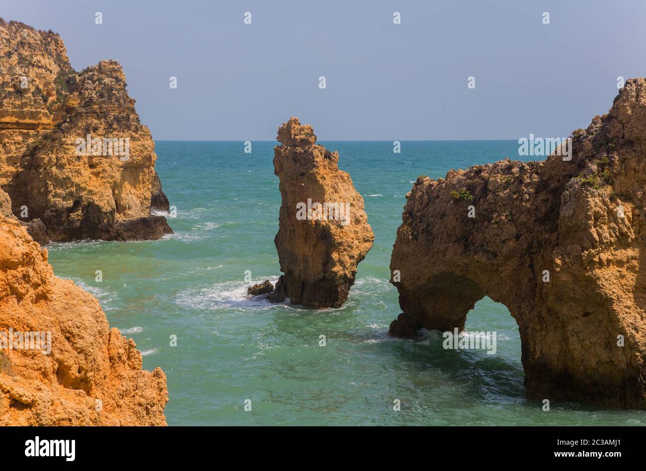 Cliffs of Ponta da Piedade, Lagos, Algarve, Portugal Stock Photo - Alamy