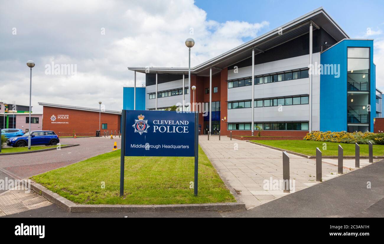 The Middlesbrough HQ for Cleveland Police,England,UK Stock Photo - Alamy
