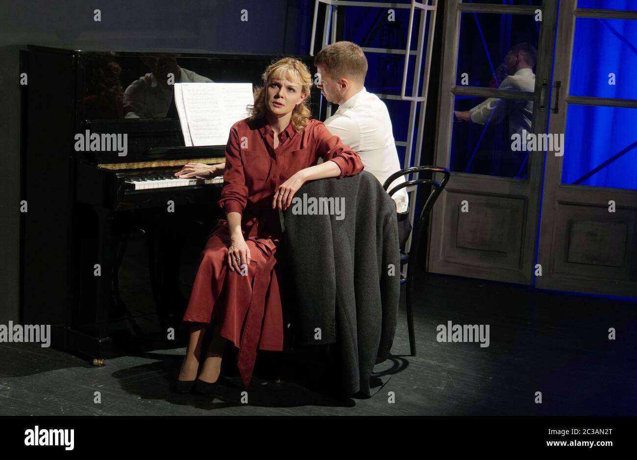 November 5, 2019. - Russia, Moscow. - Theater of Music and Poetry under ...