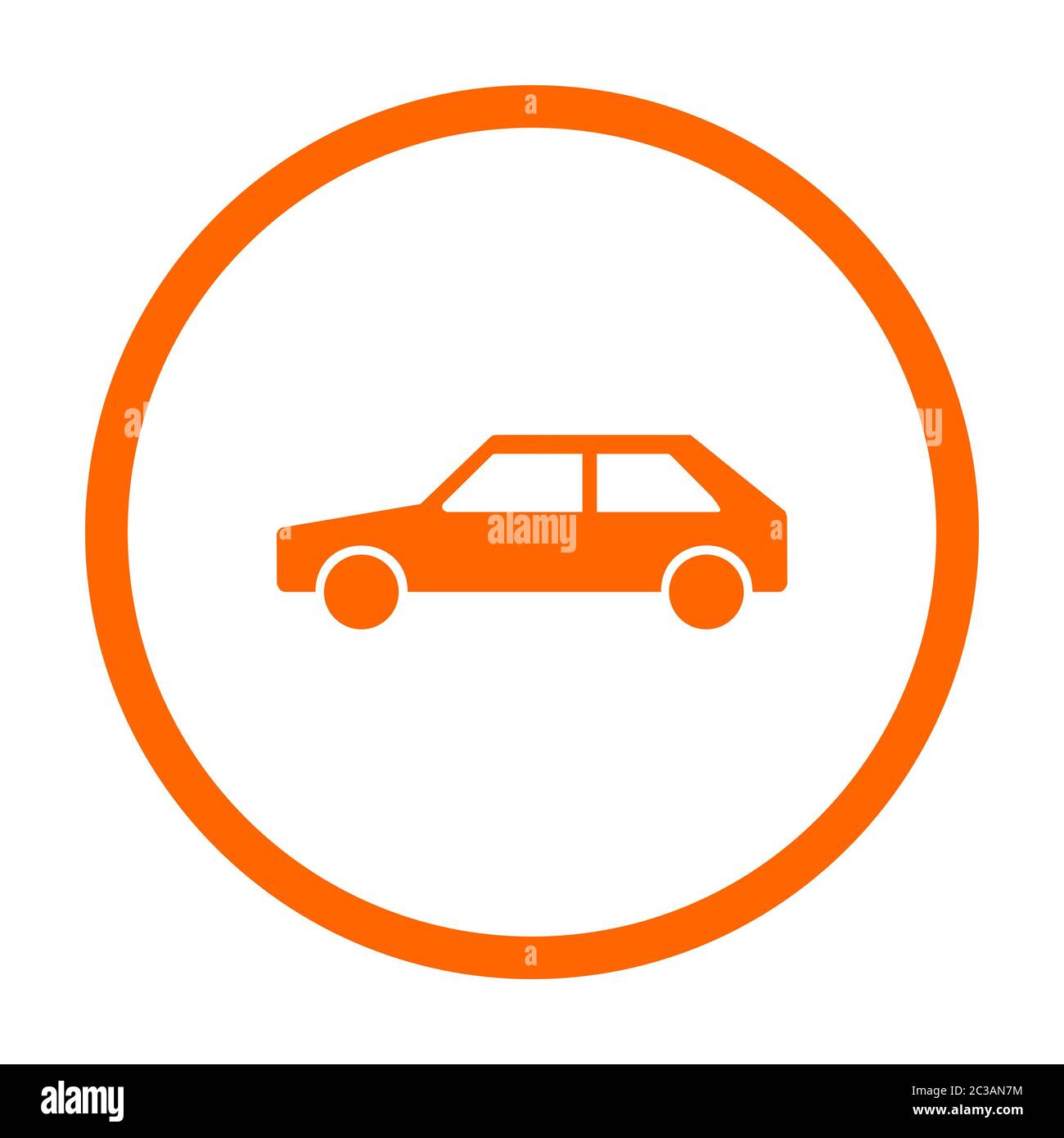Car and circle Stock Photo - Alamy