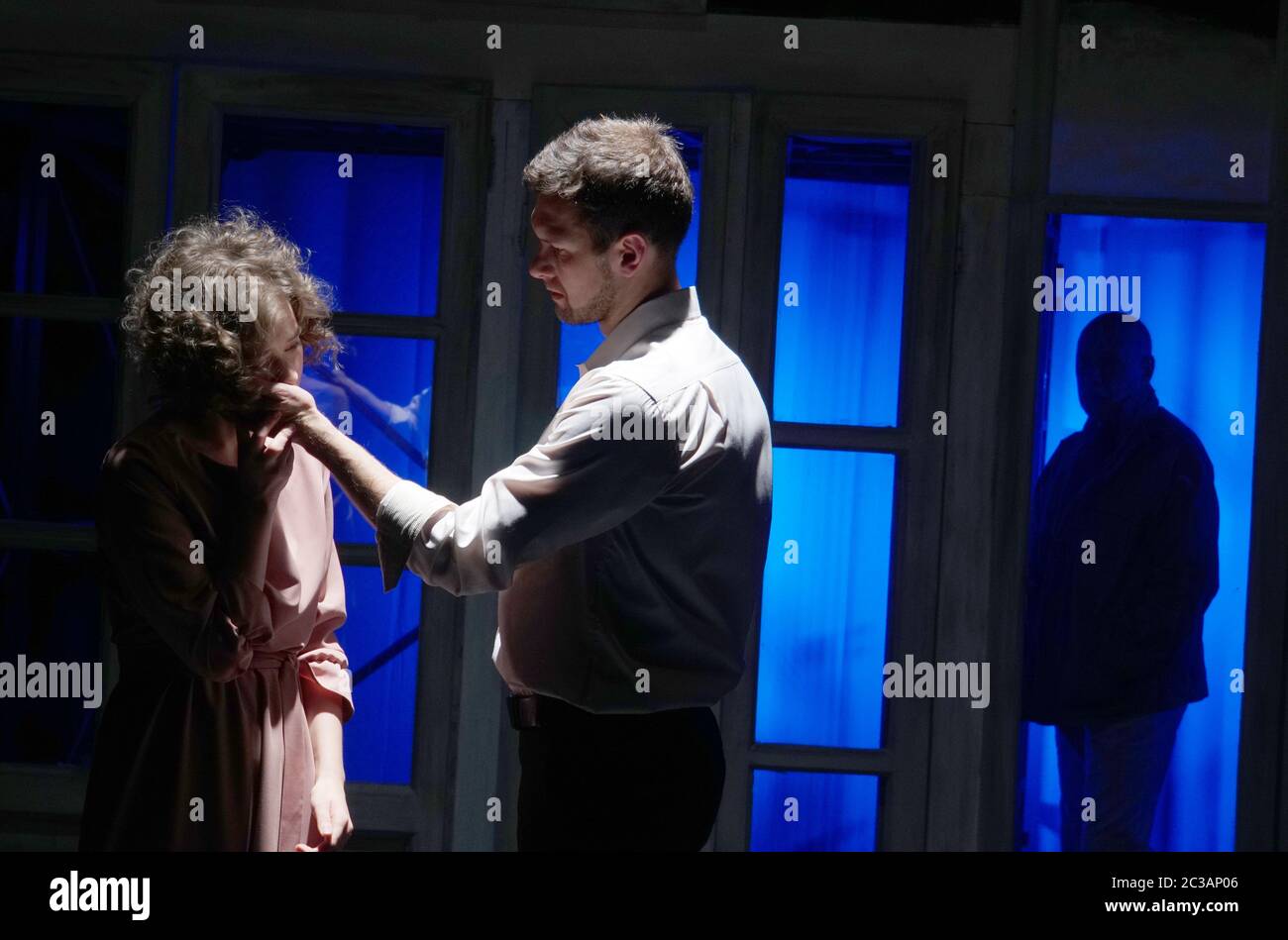 November 5, 2019. - Russia, Moscow. - Theater of Music and Poetry under ...