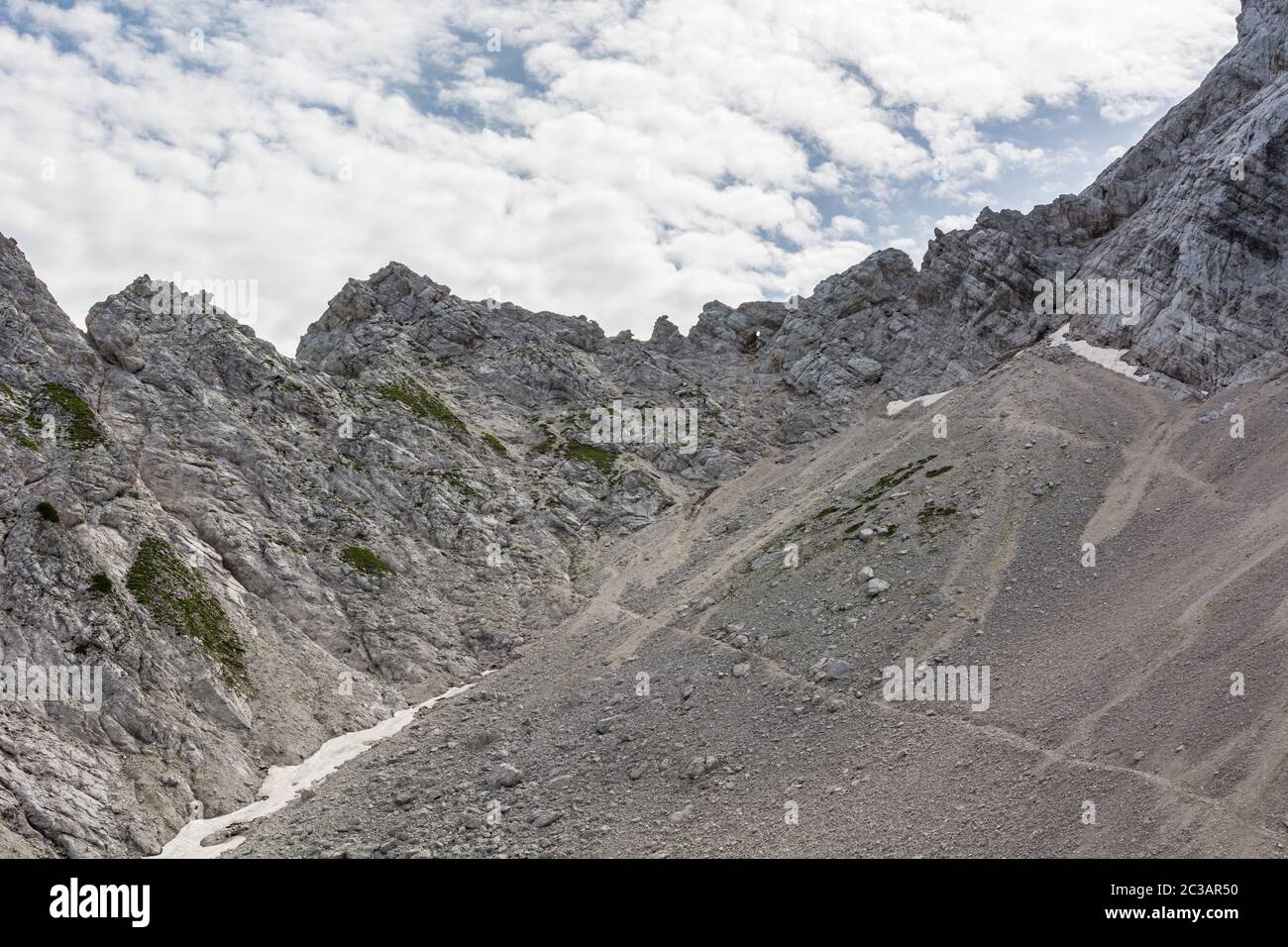 Mountain range nature landscape. Alpine layers landscape Stock Photo ...