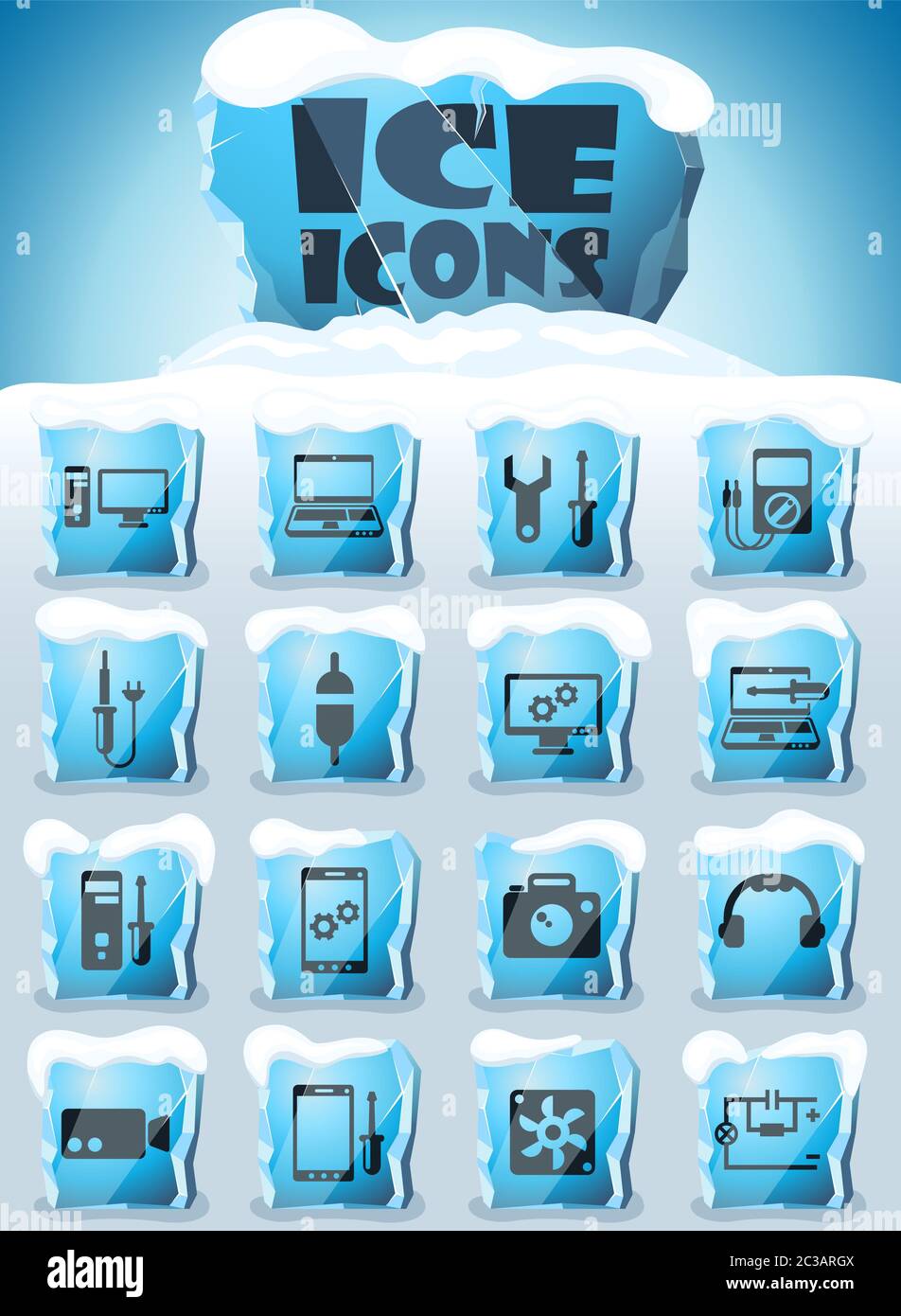 Ice block smartphone hi-res stock photography and images - Alamy