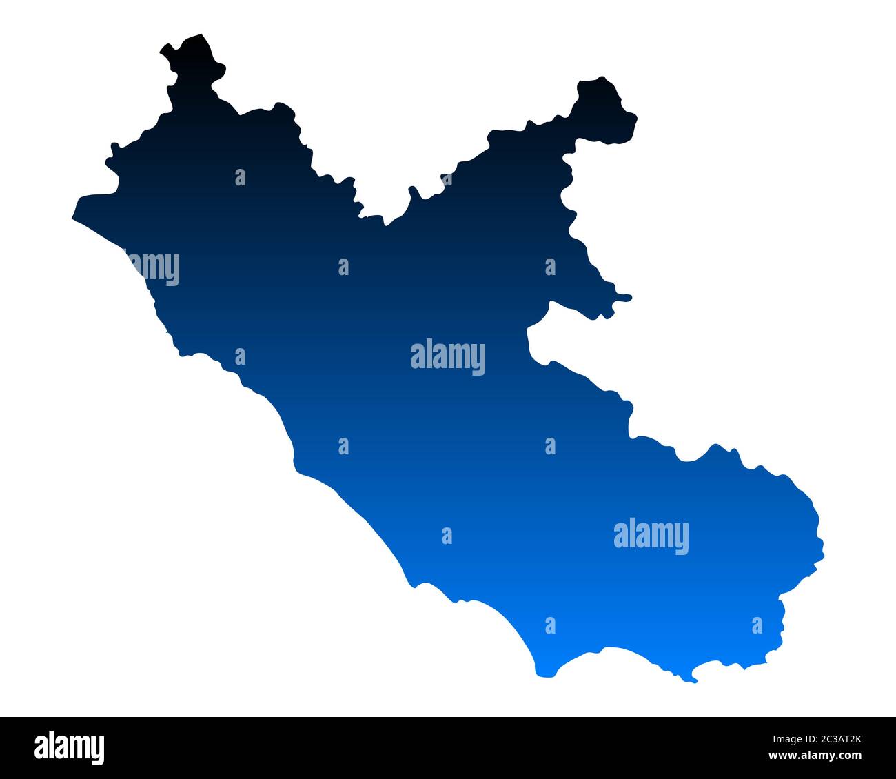 Map of Lazio Stock Photo - Alamy