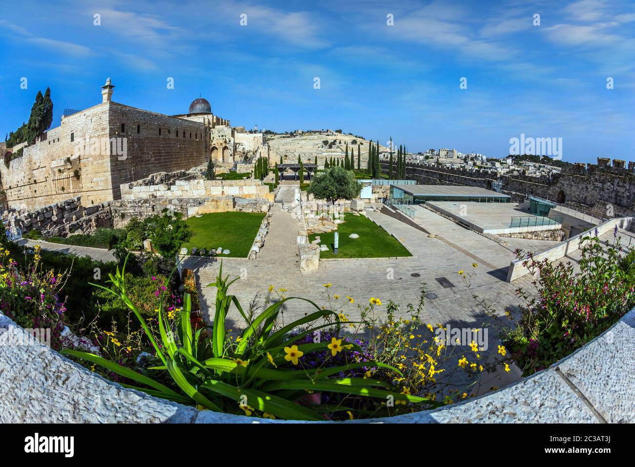 The walls of ancient Jerusalem Stock Photo - Alamy