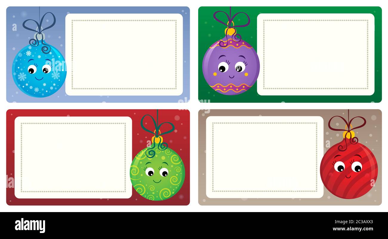 Christmas name cards hi-res stock photography and images - Alamy