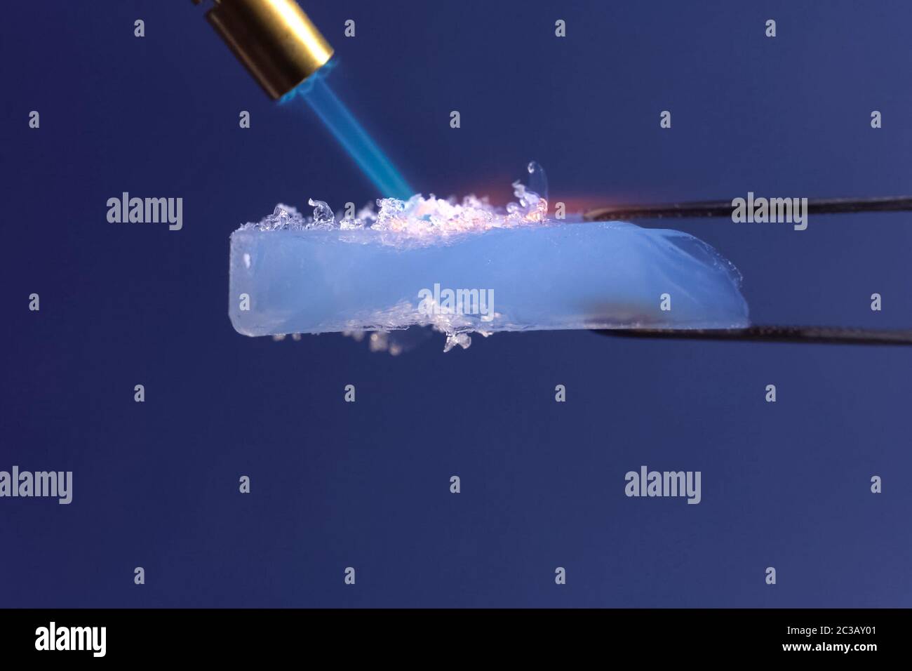 Airgel and experiences with it. aerogel properties Stock Photo - Alamy