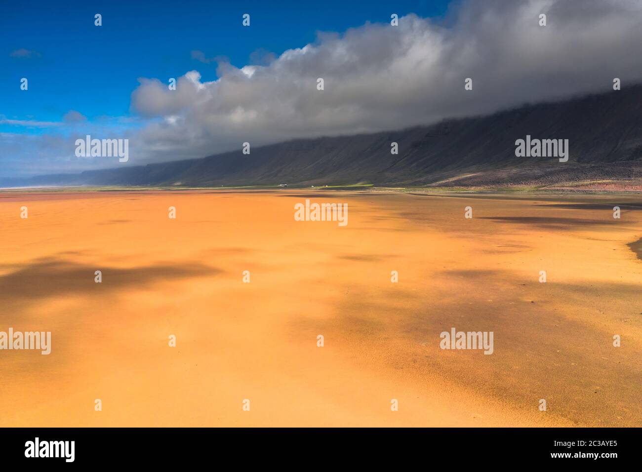 Sandy beach at the west fjords hi-res stock photography and images - Alamy