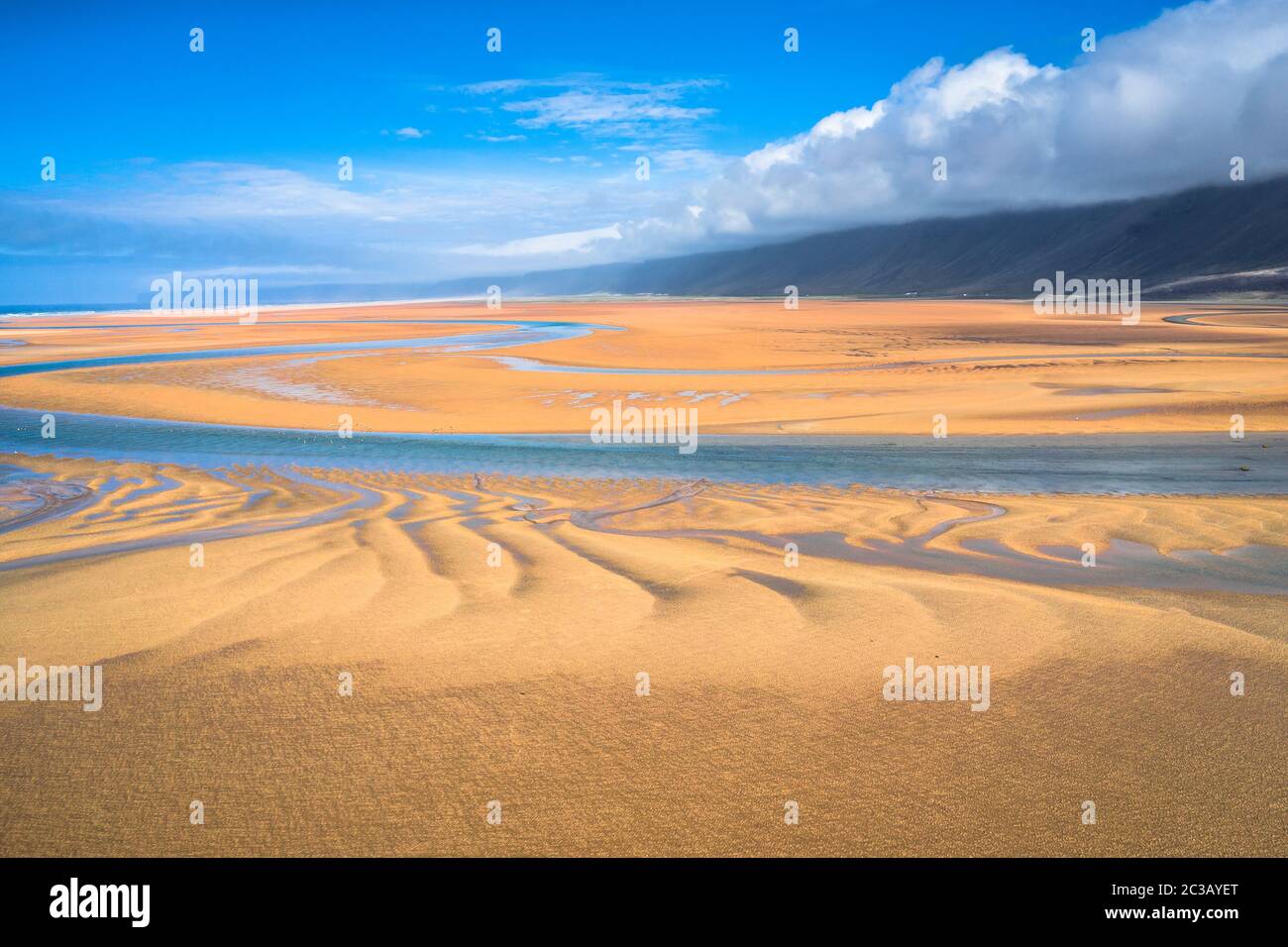 Sandy beach at the west fjords hi-res stock photography and images - Alamy