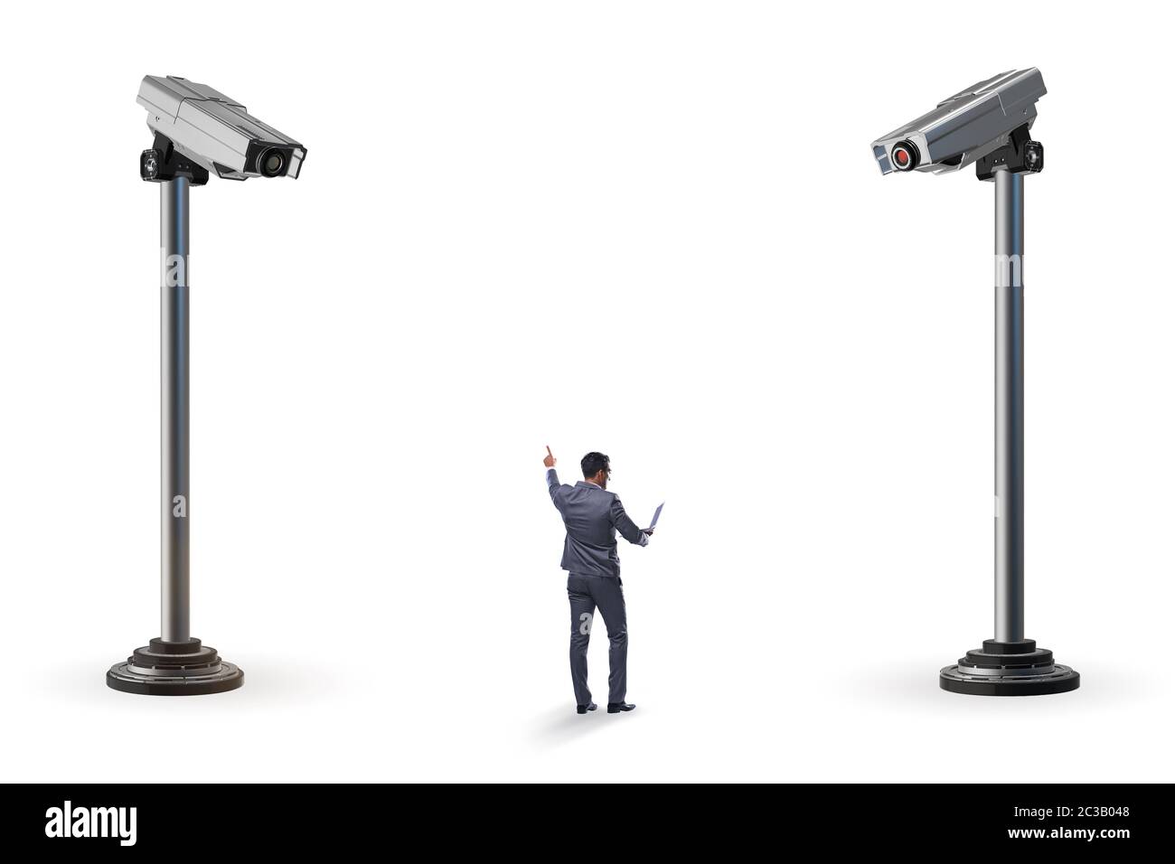 Camera face recognition Cut Out Stock Images & Pictures - Alamy