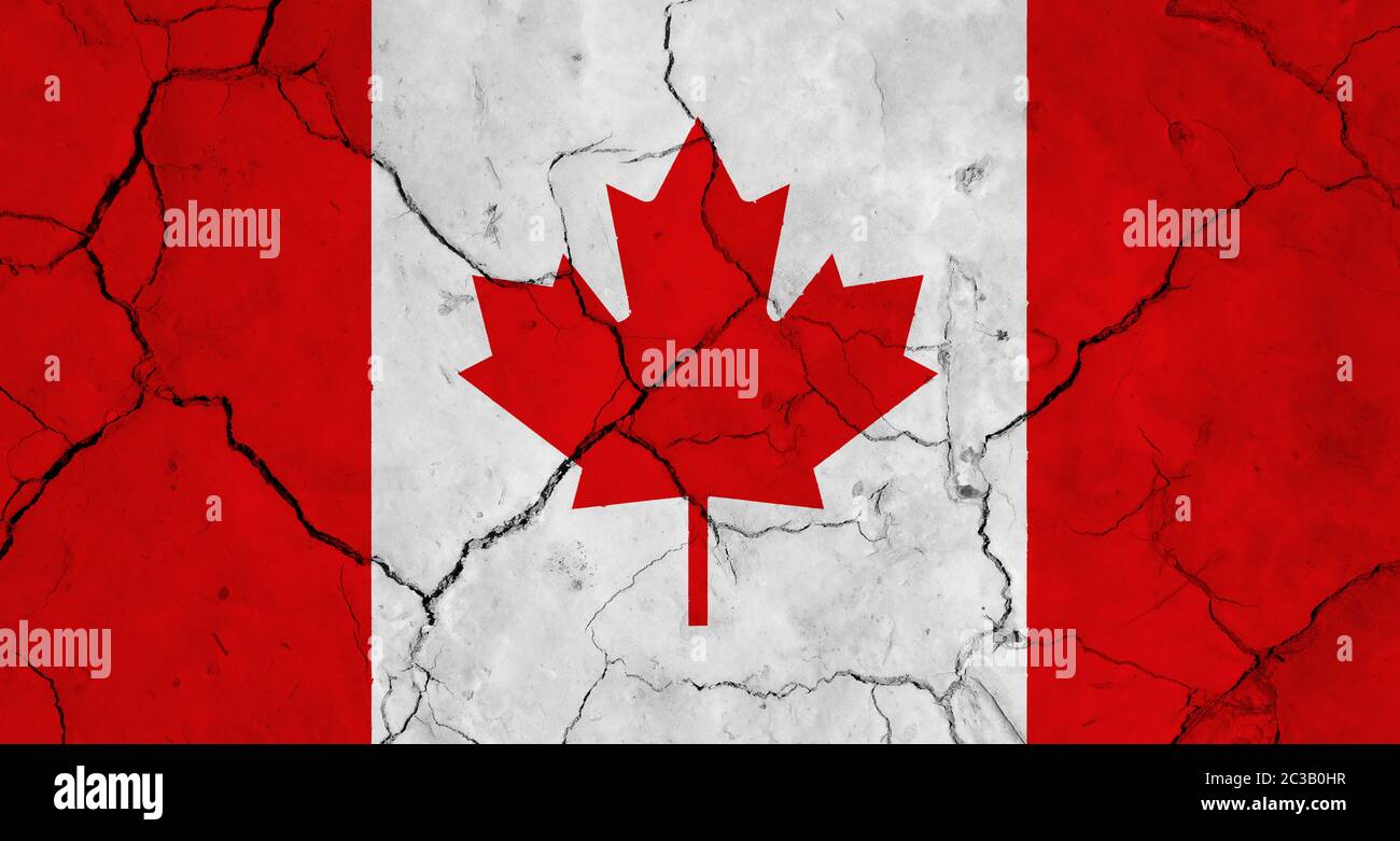 Canada flag texture on hi-res stock photography and images - Alamy
