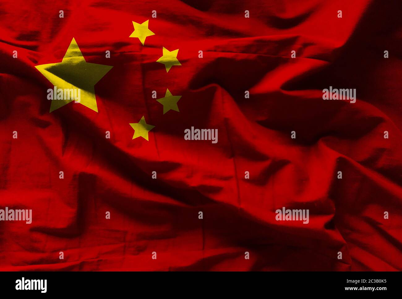 China flag on vintage hi-res stock photography and images - Alamy