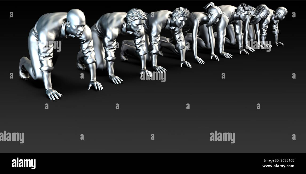 Empowered Business Team Ready for Success Concept Stock Photo - Alamy