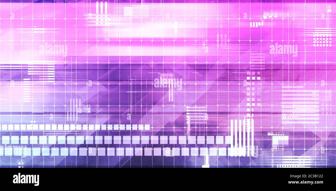 Digital Background and Connectivity Presentation Abstract Art Stock ...
