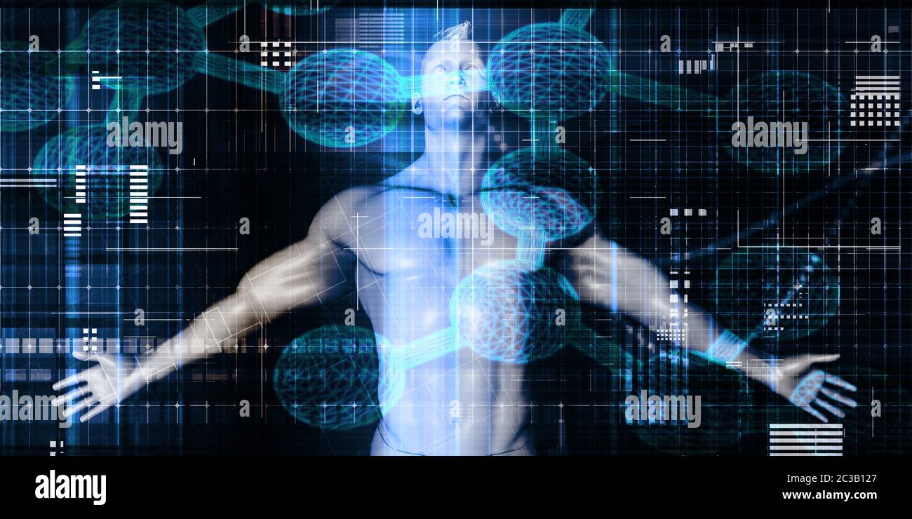 Genetic Engineering Industry and Business Ethics as Concept Stock Photo ...