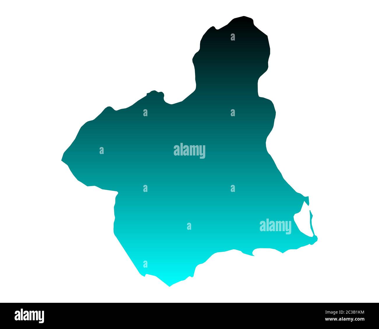 Map of Murcia Stock Photo - Alamy