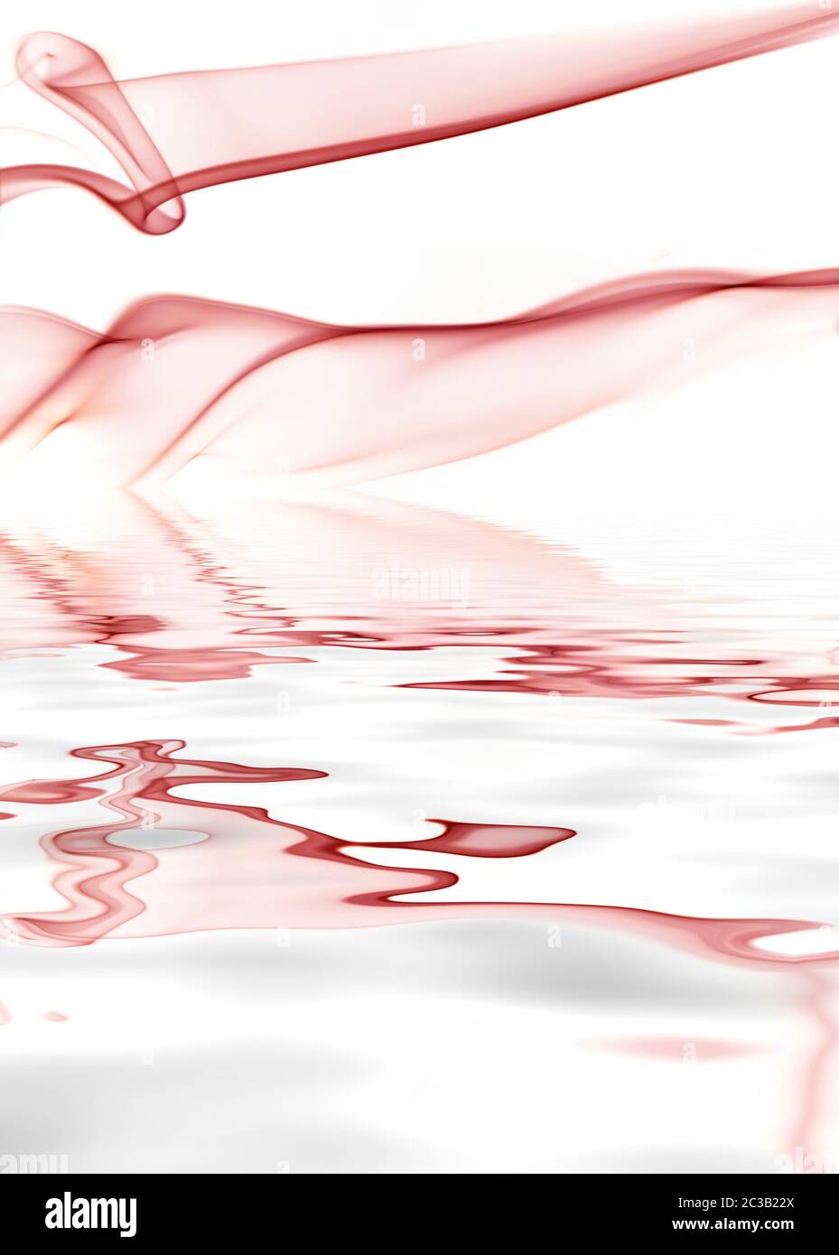 magenta smoke from a cigarette in white background Stock Photo - Alamy