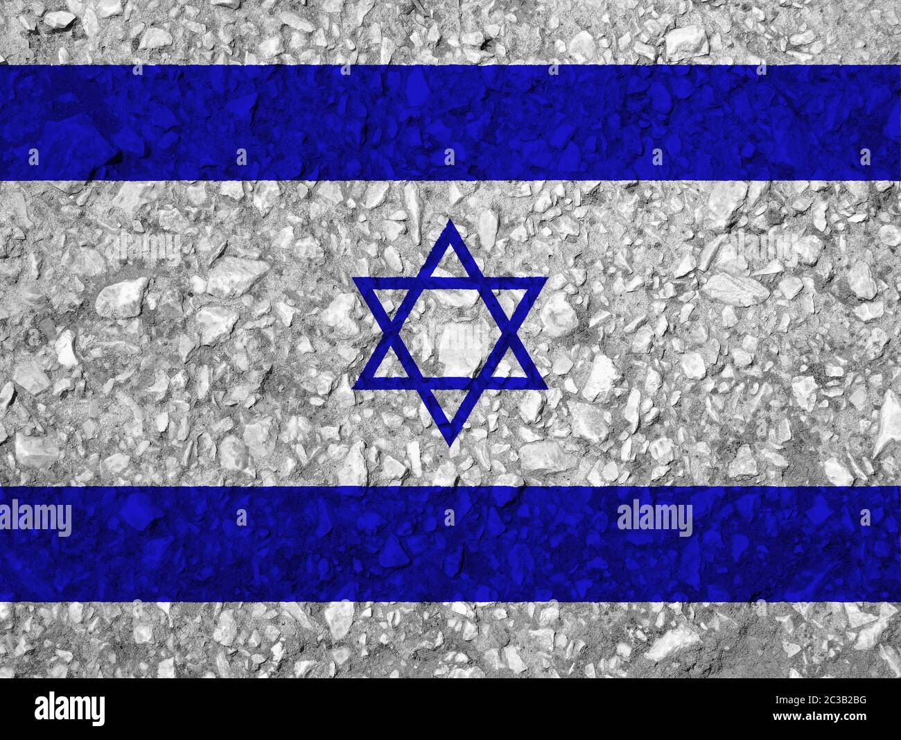 israel flag with texture on a background Stock Photo - Alamy