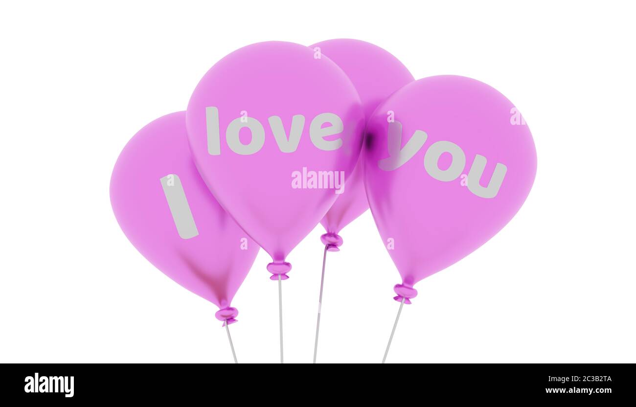Happy words on pink Cut Out Stock Images & Pictures - Alamy