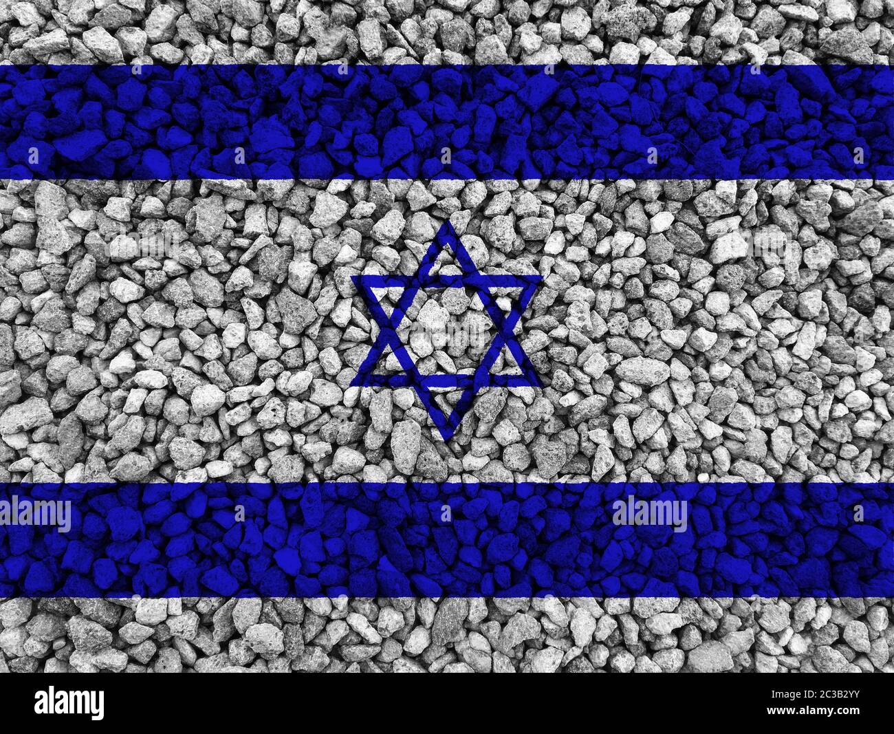 israel flag with texture on a background Stock Photo - Alamy