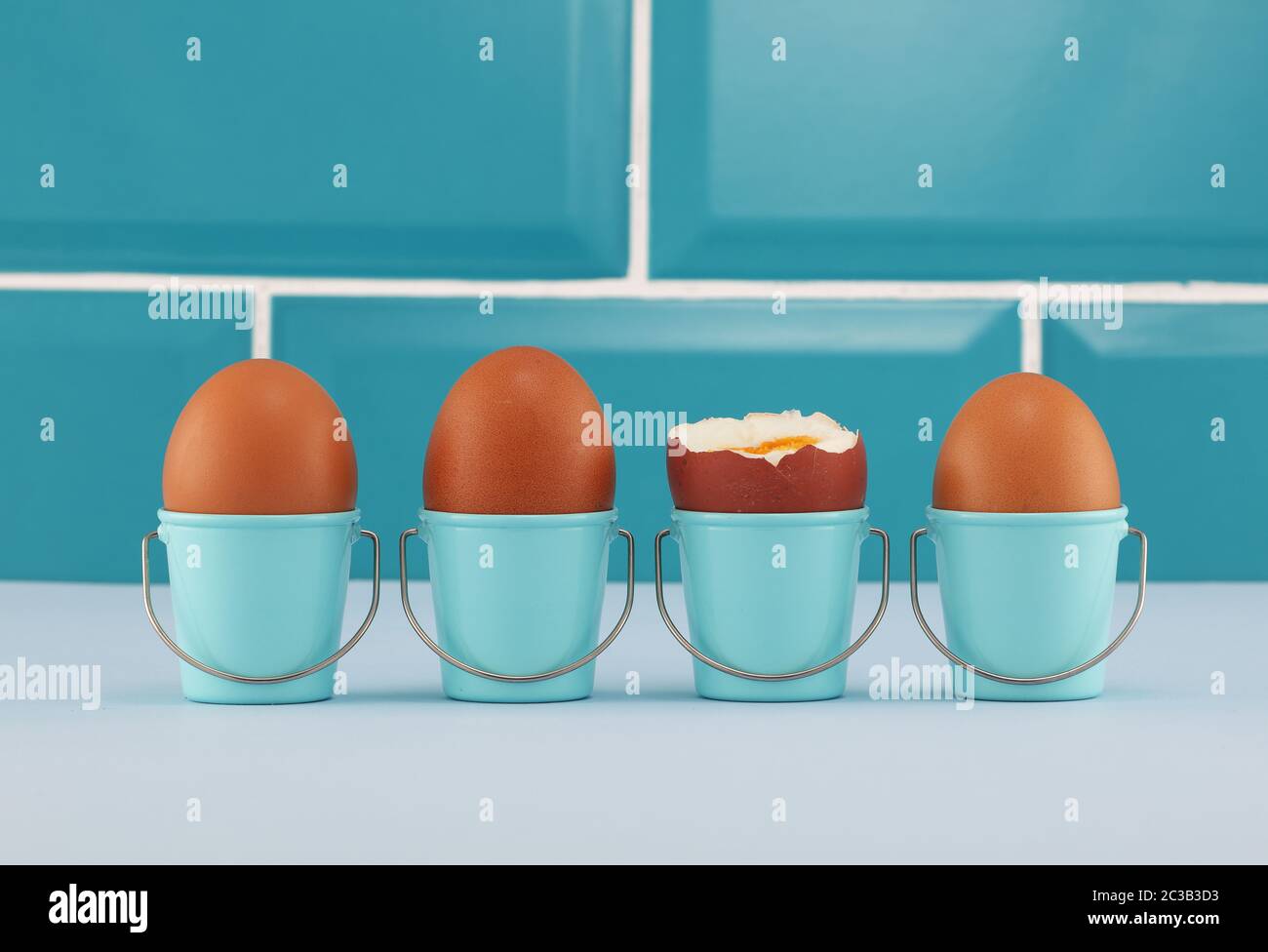 Eggs in bucket hi-res stock photography and images - Alamy