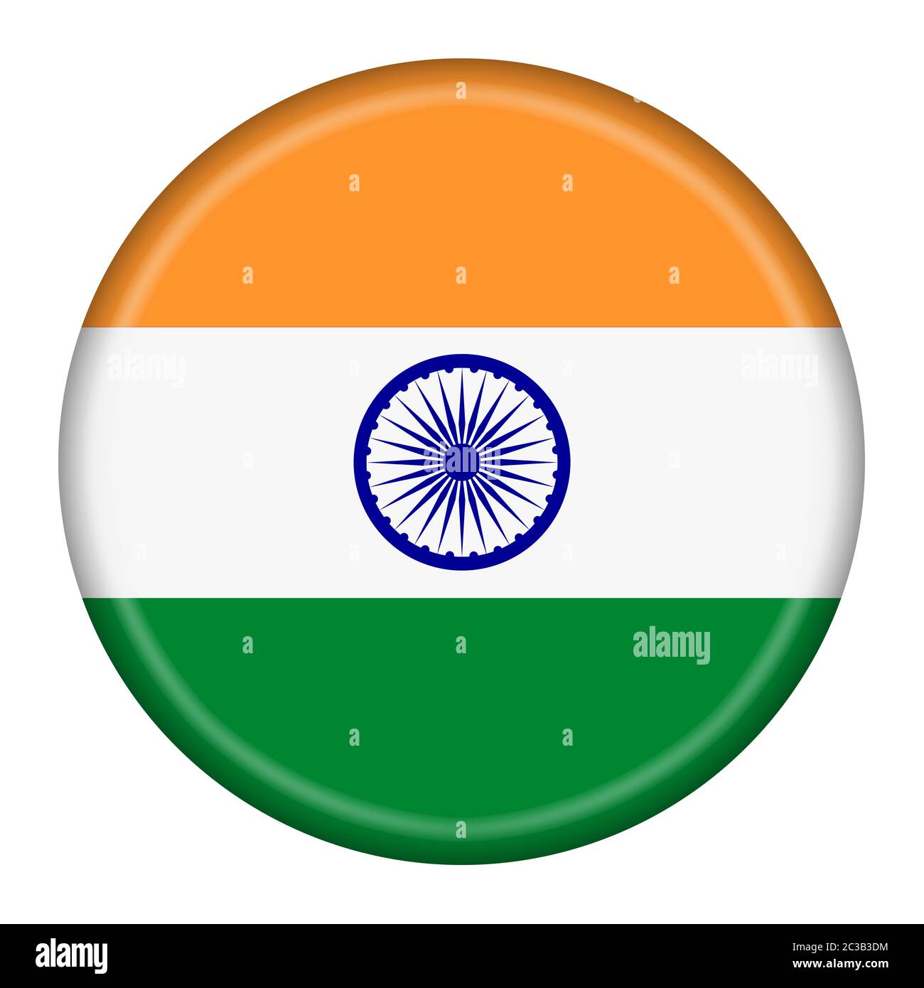 India flag circle Cut Out Stock Images & Pictures - Alamy