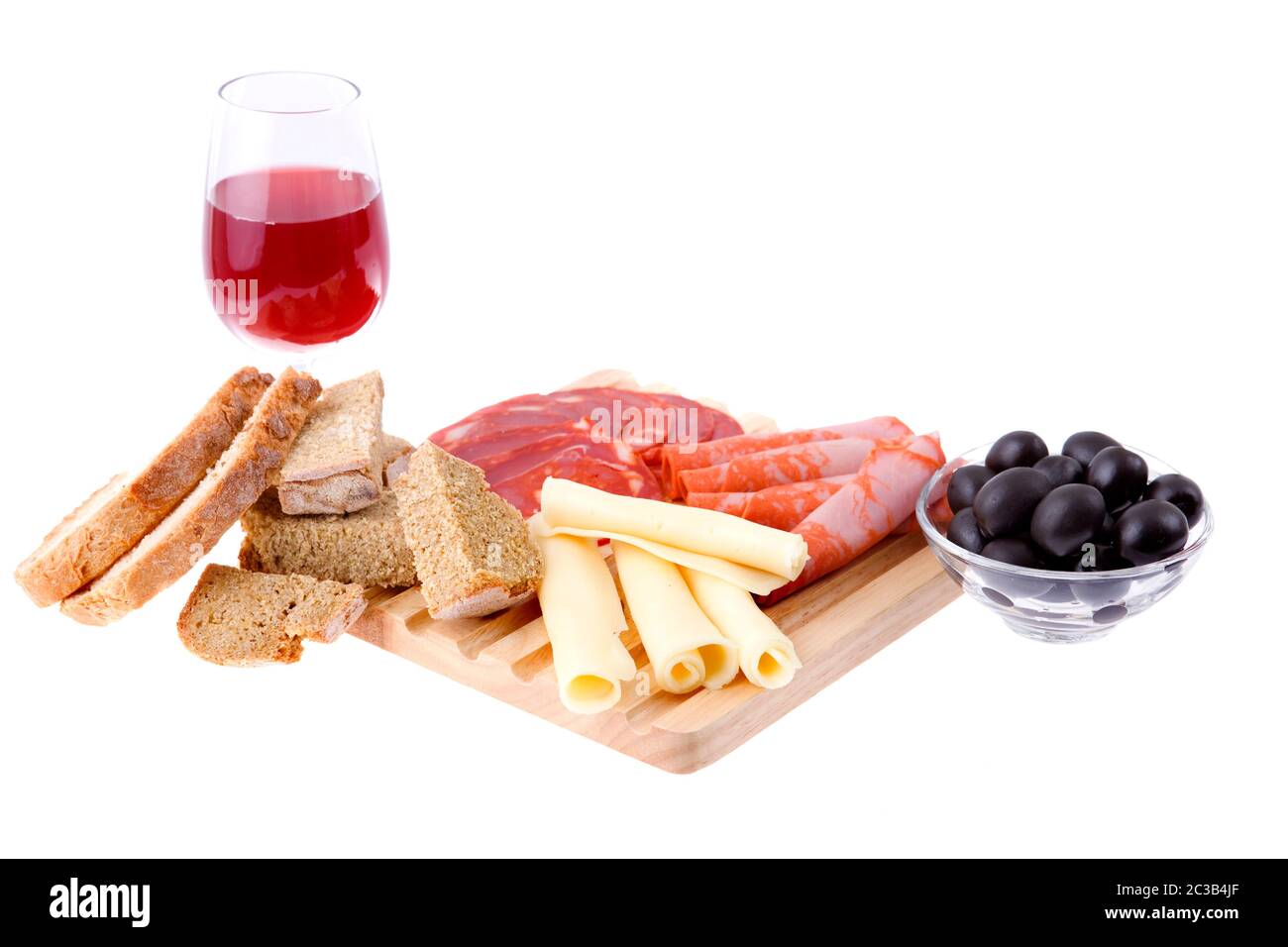 A set of food isolated on white Stock Photo - Alamy