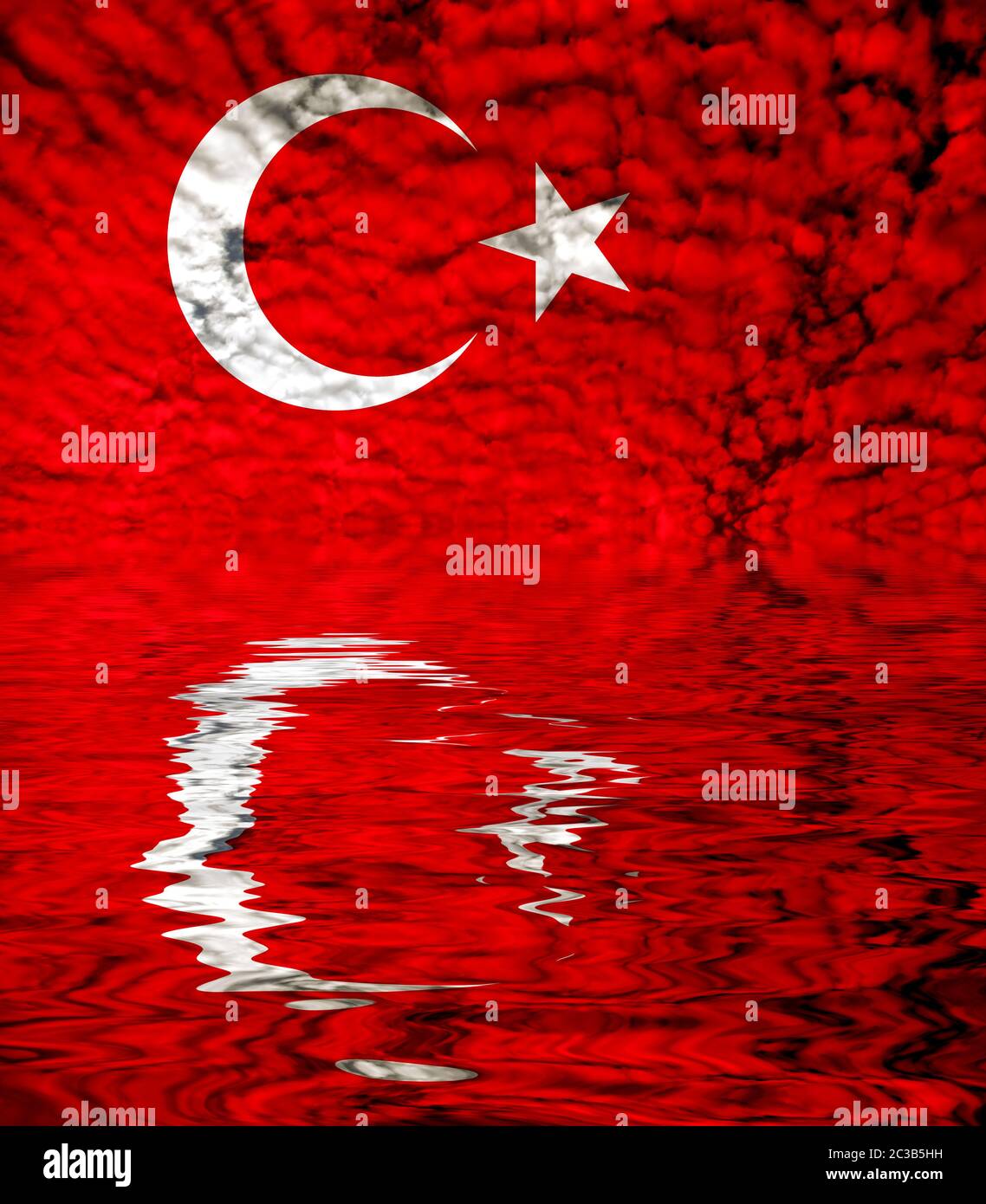 Turkey istanbul half moon symbol hi-res stock photography and images ...