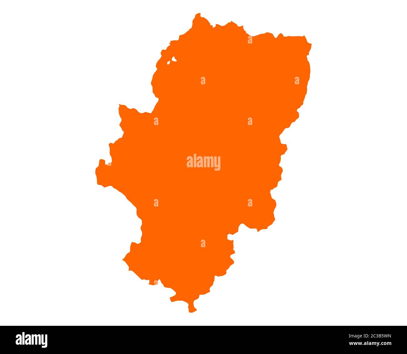 Map of Aragon Stock Photo - Alamy