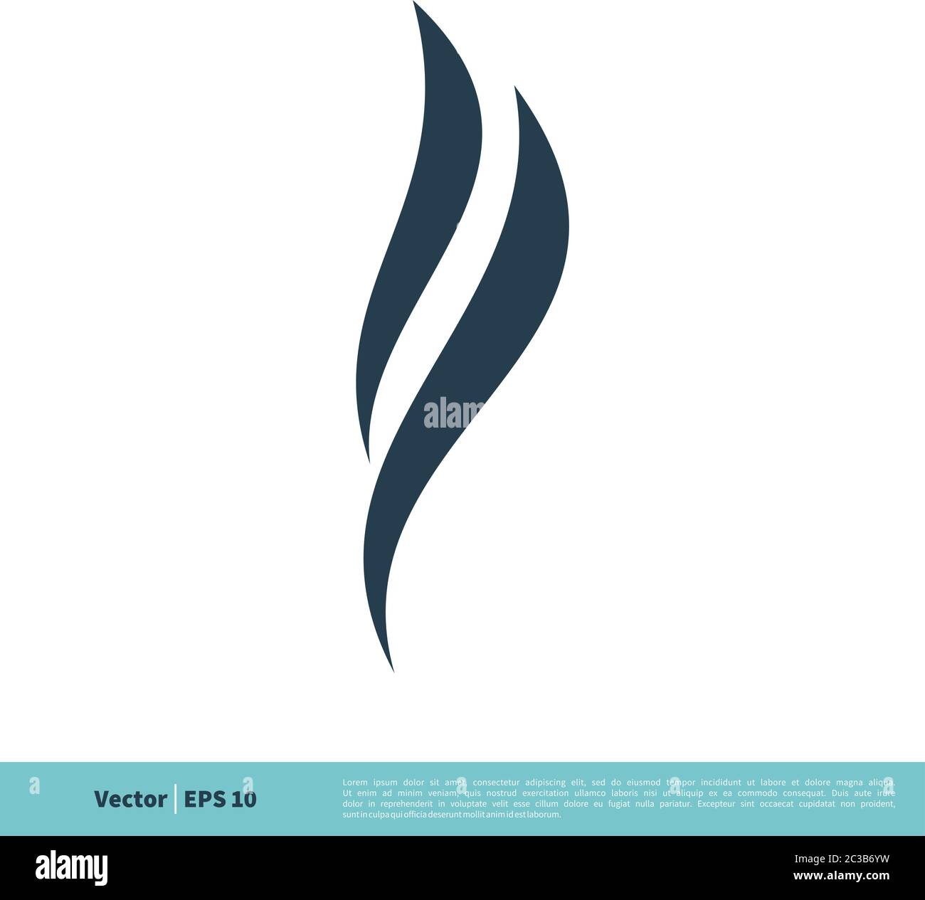 Flame Swoosh Icon Vector Logo Template Illustration Design. Vector EPS ...